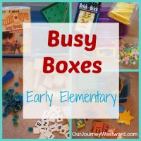 Busy Boxes - Our Journey Westward