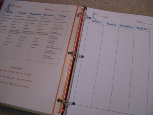 Weekly Lesson Notebooks - Our Journey Westward