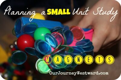 Planning a Small Unit Study - Our Journey Westward