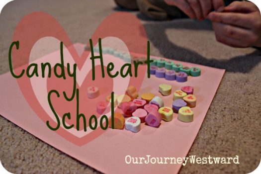 Candy Heart Valentine's Day Math Printables - Our Journey Westward
