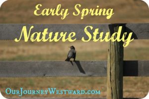 Early Spring Nature Study - Our Journey Westward