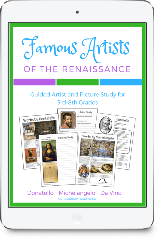 Famous Artists of the Renaissance: Easy-to-Use Curriculum for 3rd-8th