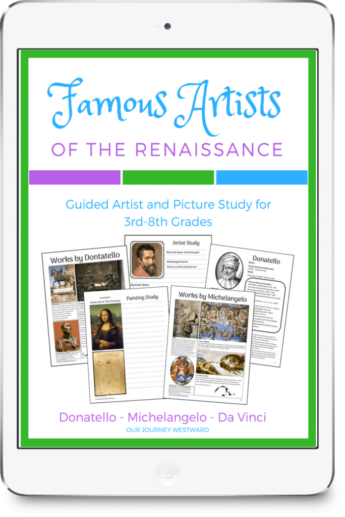 Famous Artists of the Renaissance: Easy-to-Use Curriculum for 3rd-8th