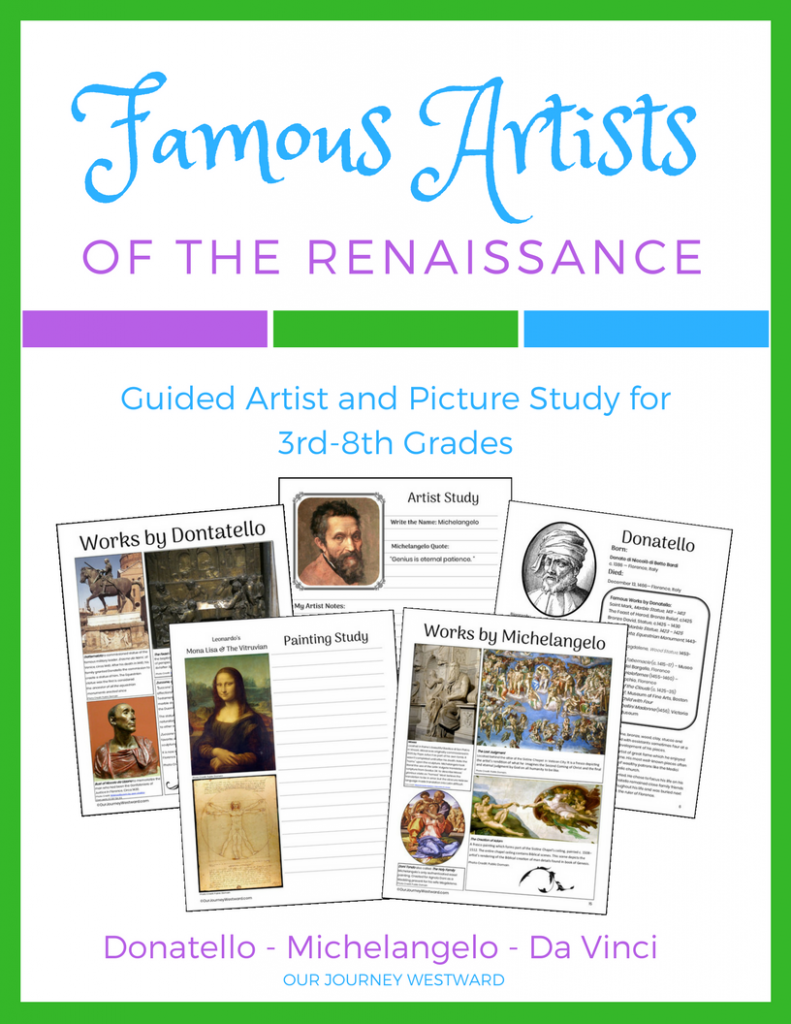 Famous Artists of the Renaissance: Easy-to-Use Curriculum for 3rd-8th