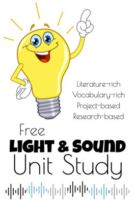 Light and Sound Unit Study - Our Journey Westward