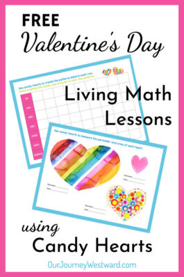 Candy Heart Valentine's Day Math Printables - Our Journey Westward