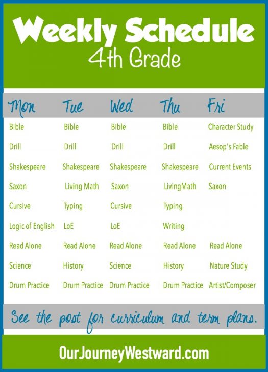 2016 17 Homeschool Curriculum And Schedule For 4th And 11th Grades 2016-17-homeschool-curriculum-and-schedule-for-4th-and-11th-grades