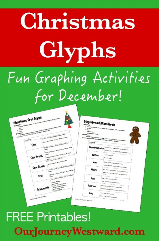 Christmas Glyphs: Fun Graphing for December - Our Journey Westward