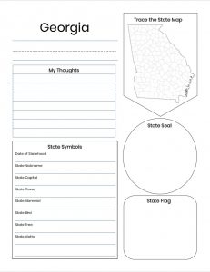 50 States Notebooking Pages (Great for Research-Based Learning)