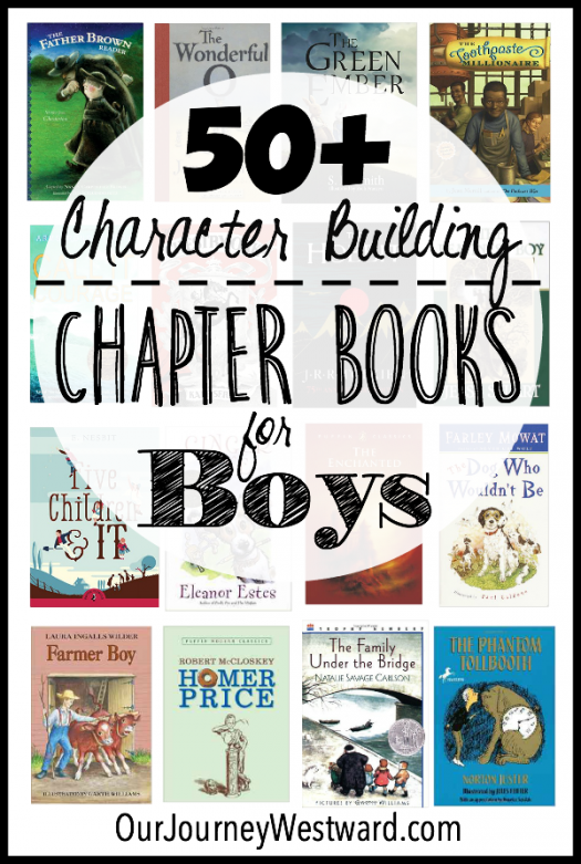 A Huge List of Character-Building Chapter Books for Boys